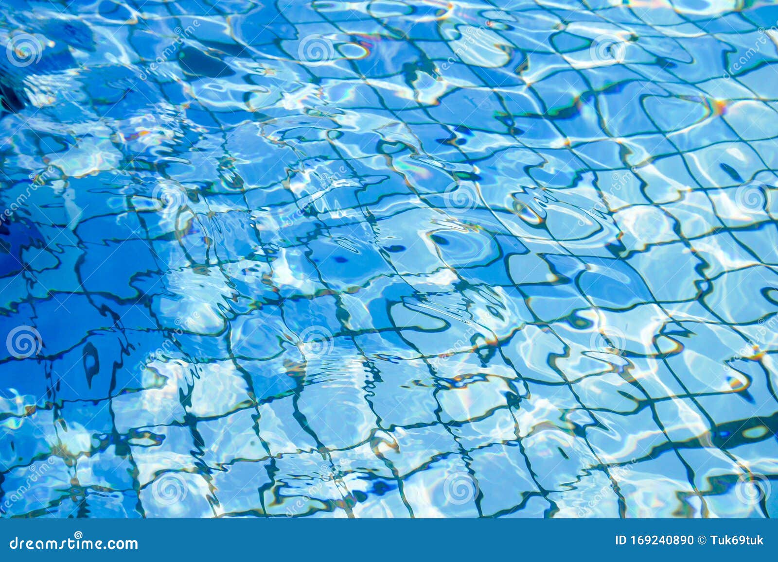 Swimming Pool Bottom Ripple Texture Background Stock Photo - Image of ...