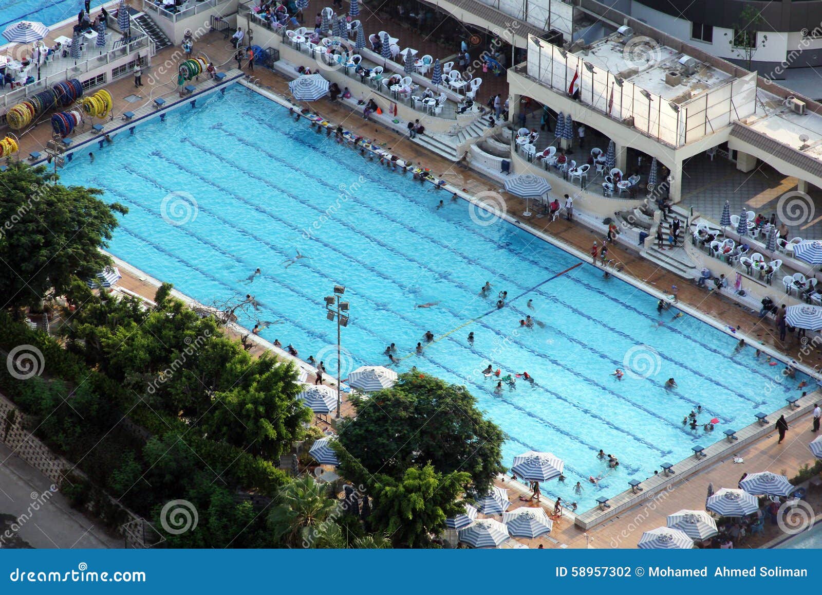 Swimming Pool from Cairo Tower Editorial Photography - Image of ...
