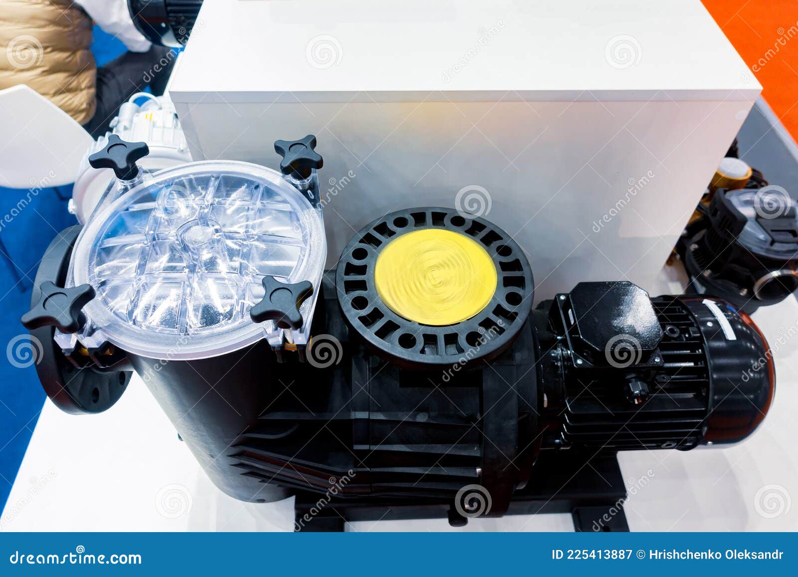 Swimming Pool Circulation Pump with Prefilter, Coarse Filter Stock ...