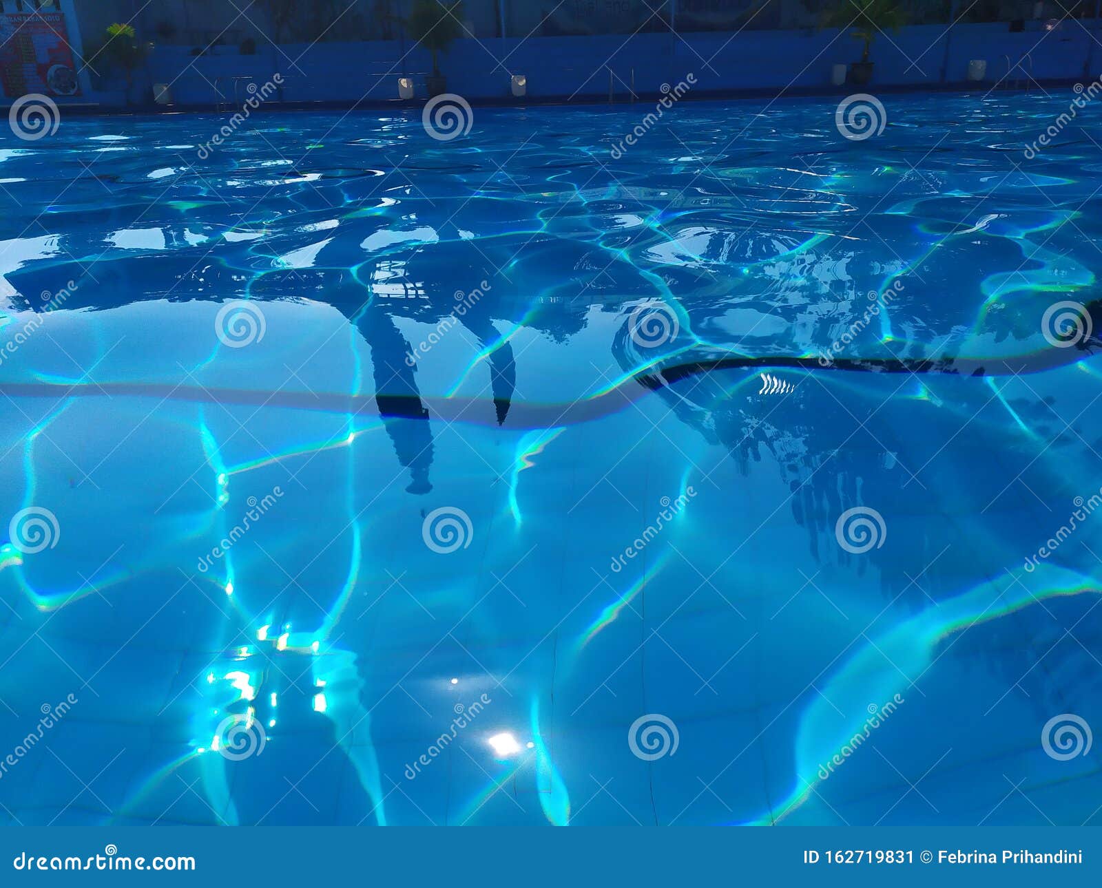 Swimming Pool with Clean and Clear Water Stock Image - Image of ...