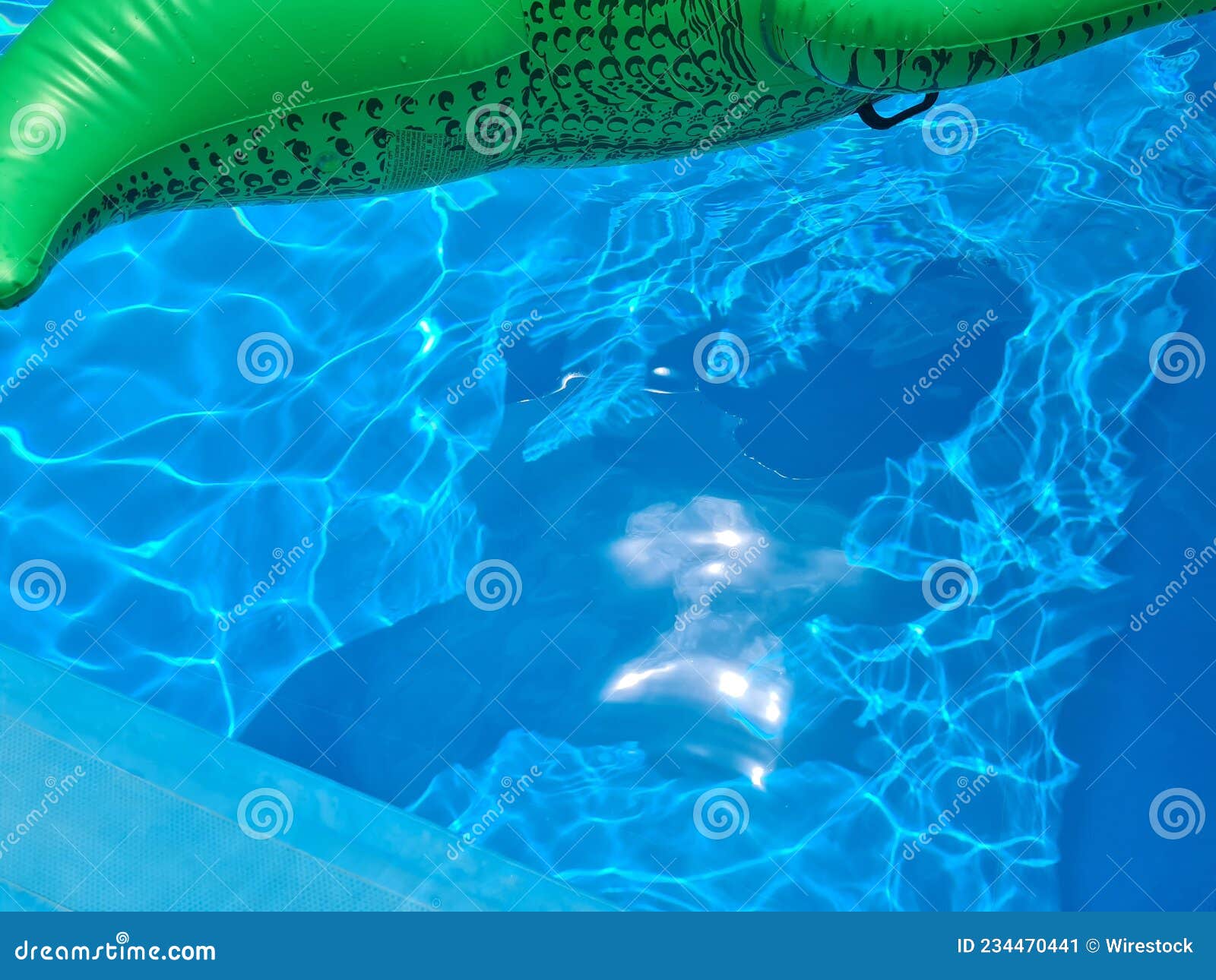 Swimming Pool with Clear Blue Water Stock Image - Image of swimming ...