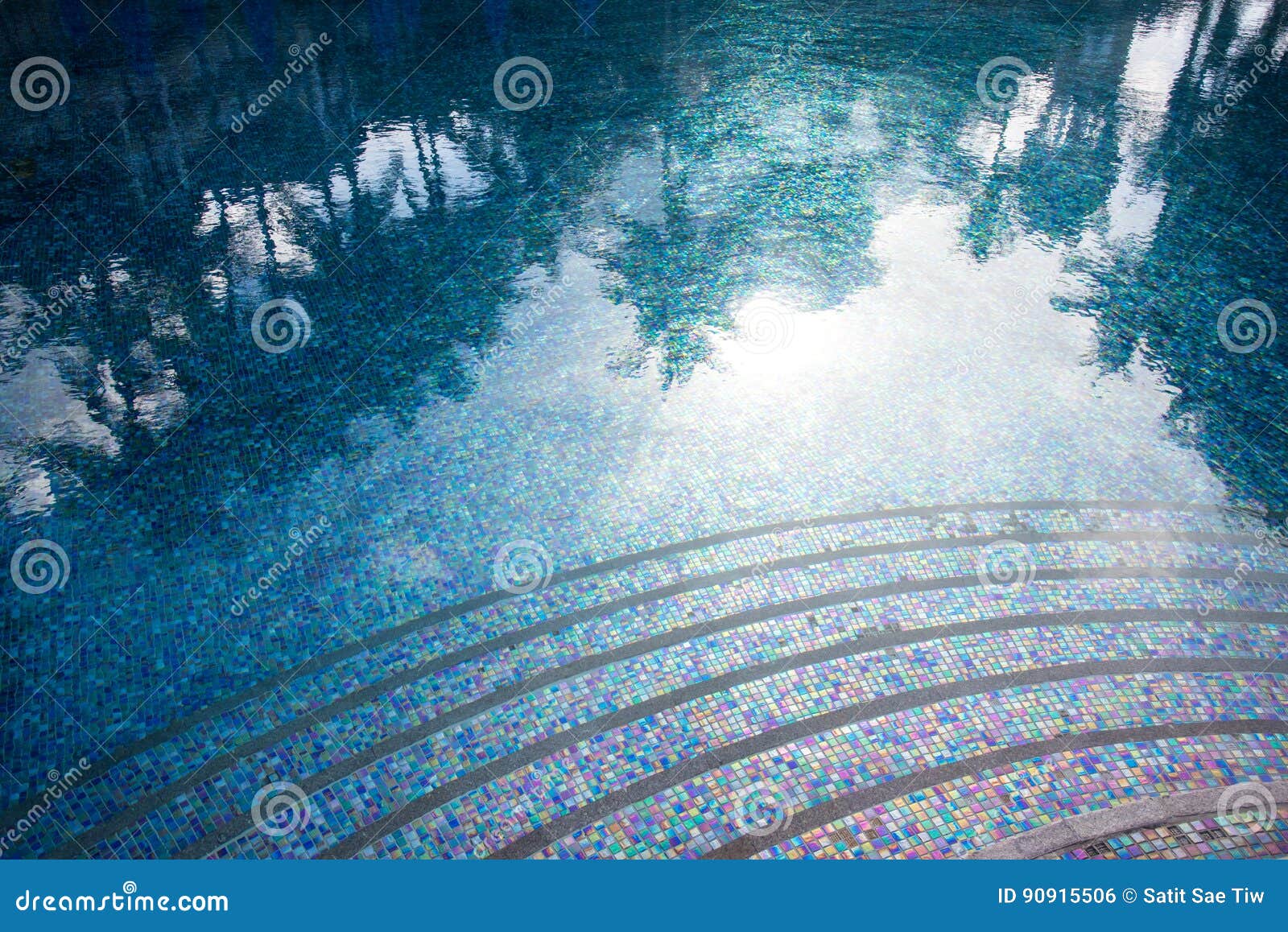 Swimming Pool, Clear Blue Water. Stock Photo - Image of frost, clear ...