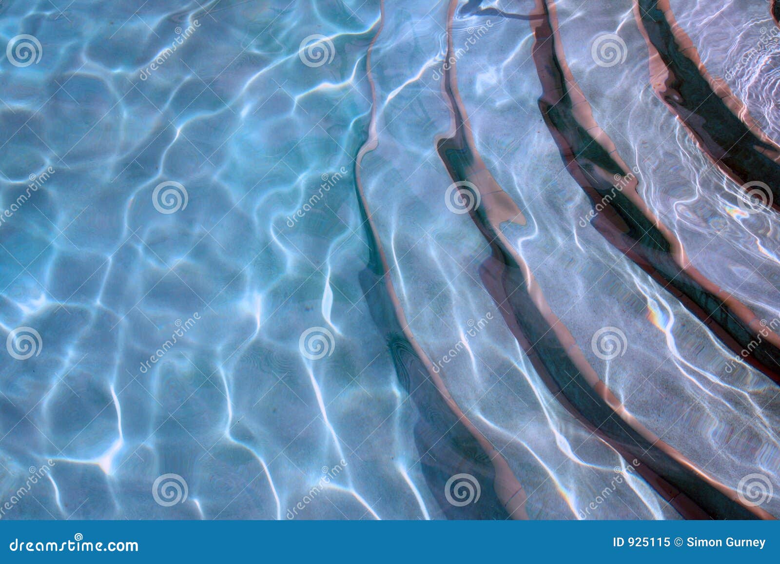 Swimming Pool Clear Blue Water Ripples Stock Image - Image of azure ...