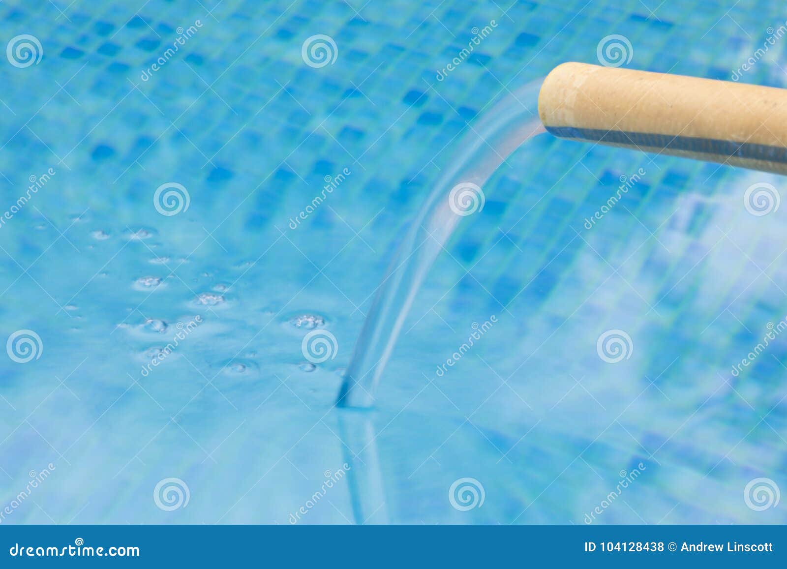 Swimming pool in close-up stock photo. Image of natural - 104128438