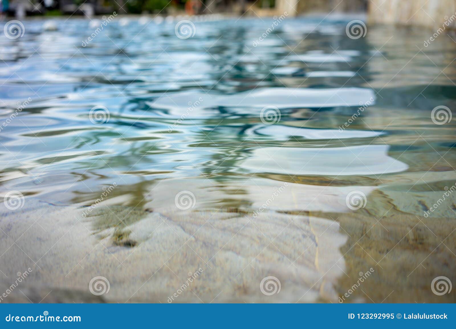 Swimming Pool, Close Up, Ripple Water Effect Stock Image - Image of ...