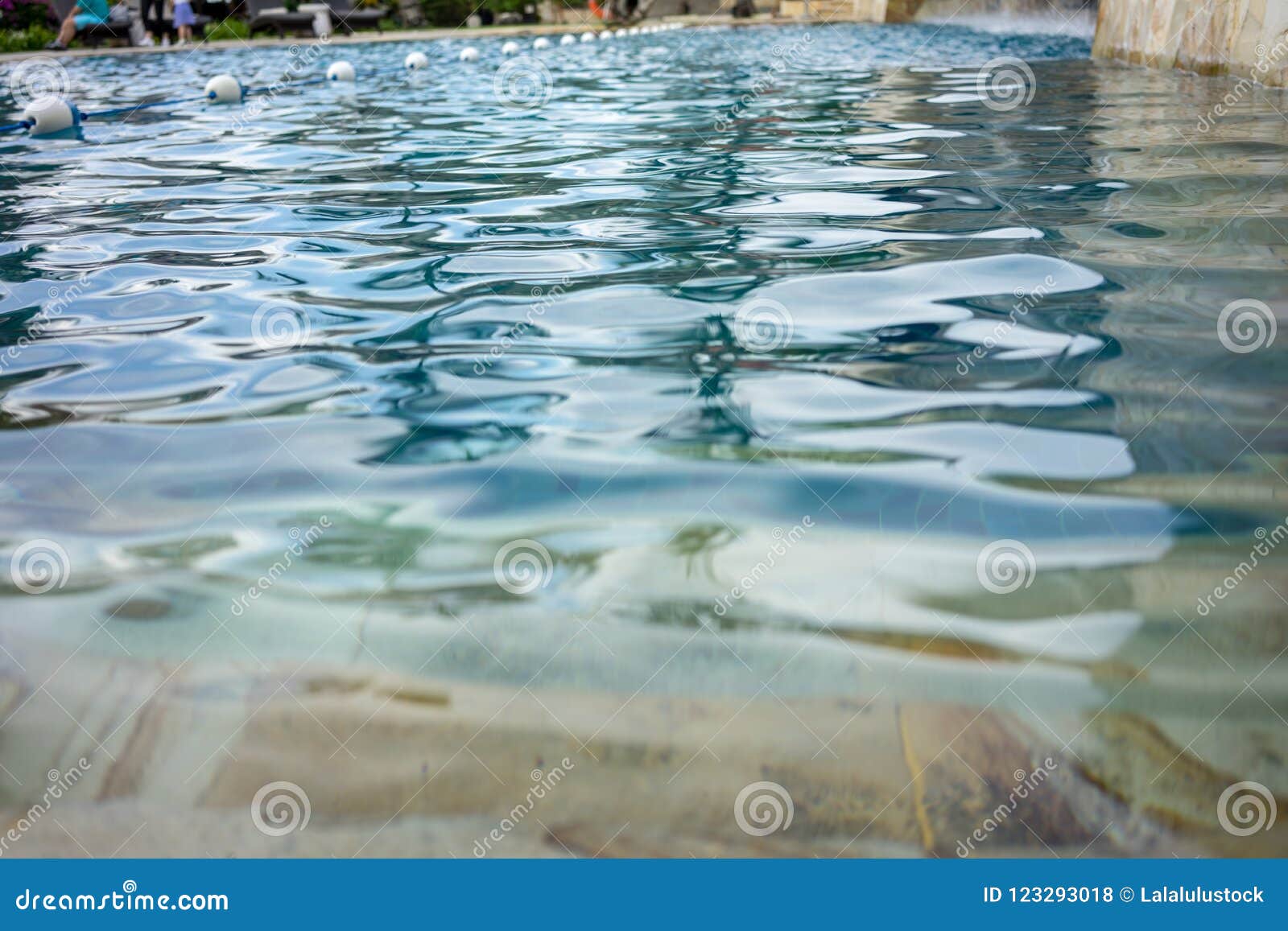 Swimming Pool, Close Up, Ripple Water Effect Stock Photo - Image of ...