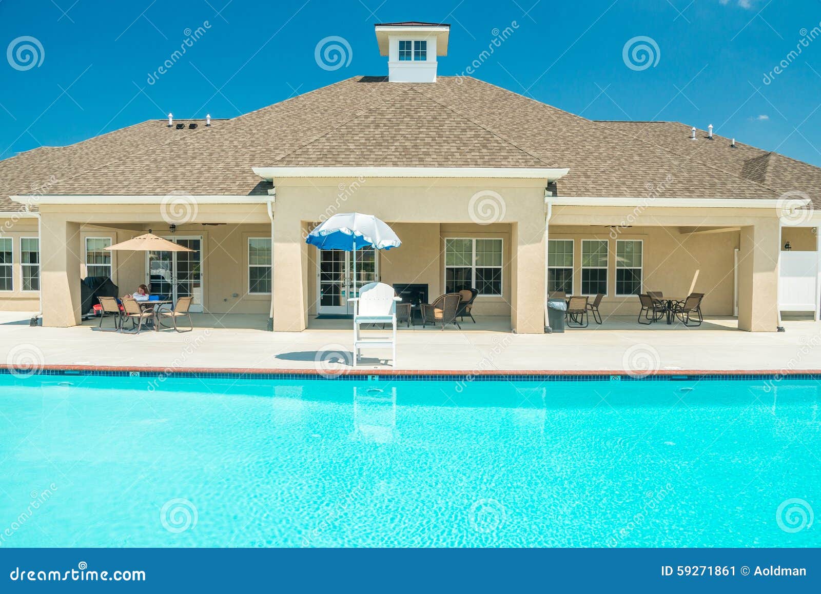 Swimming pool stock image. Image of clubhouse, health - 59271861