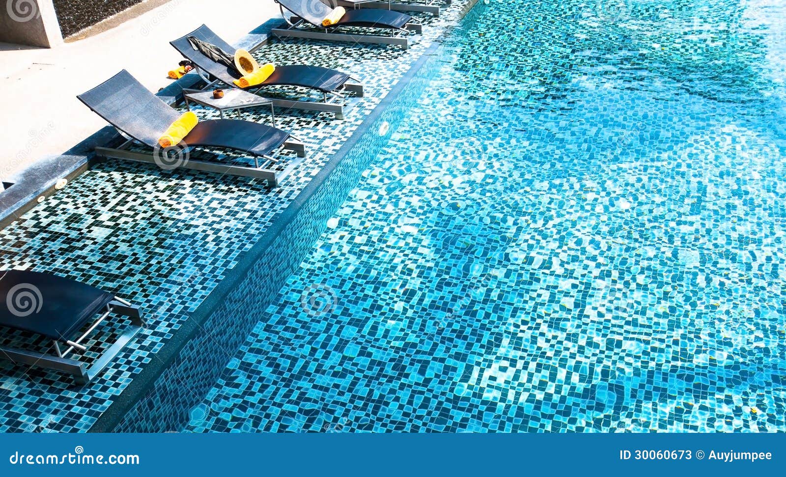 Swimming pool and Couch stock image. Image of beauty - 30060673
