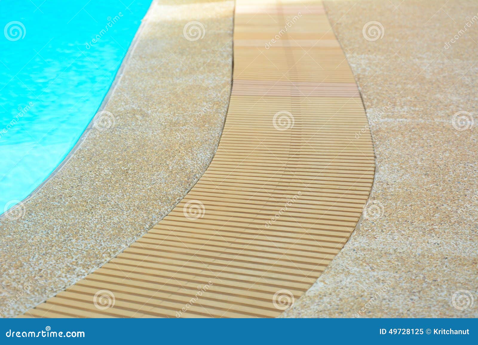 Swimming Pool Edge with Drain Stock Image - Image of grates, swimming ...