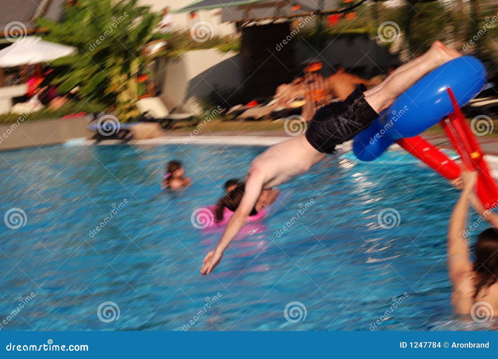 Swimming pool fun stock photo. Image of wonderful, water - 1247784