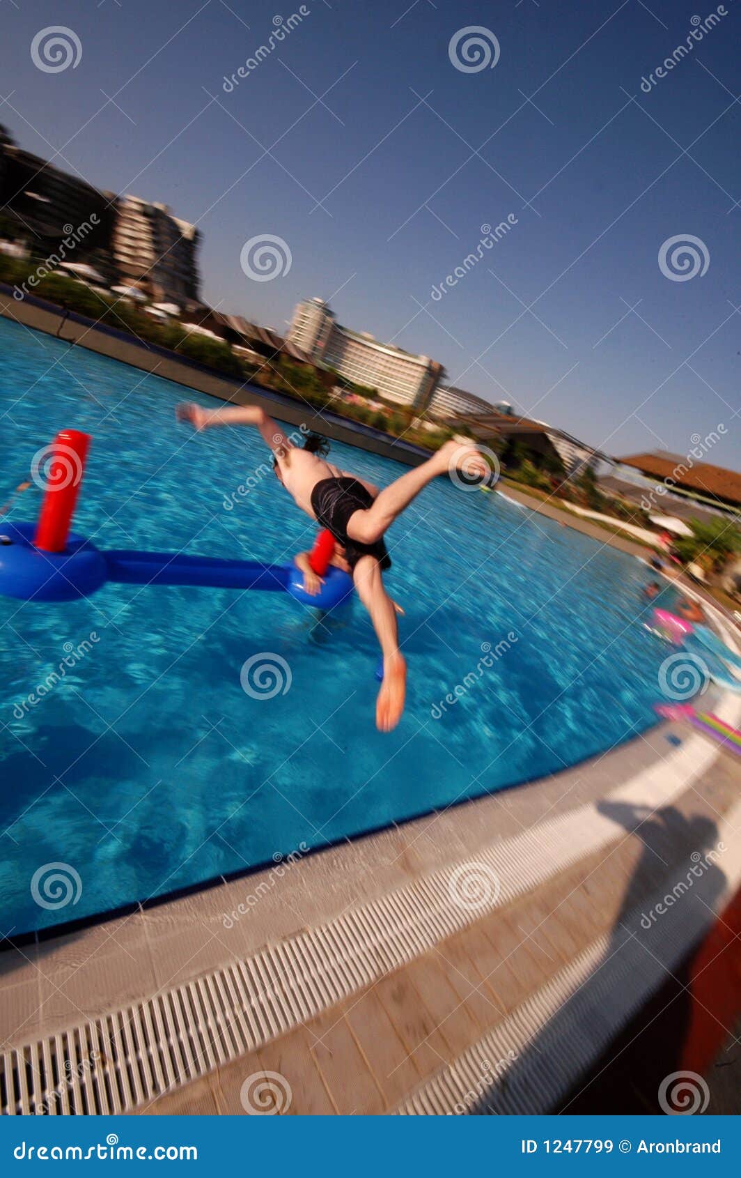 Swimming pool fun stock image. Image of swim, summer, resort - 1247799