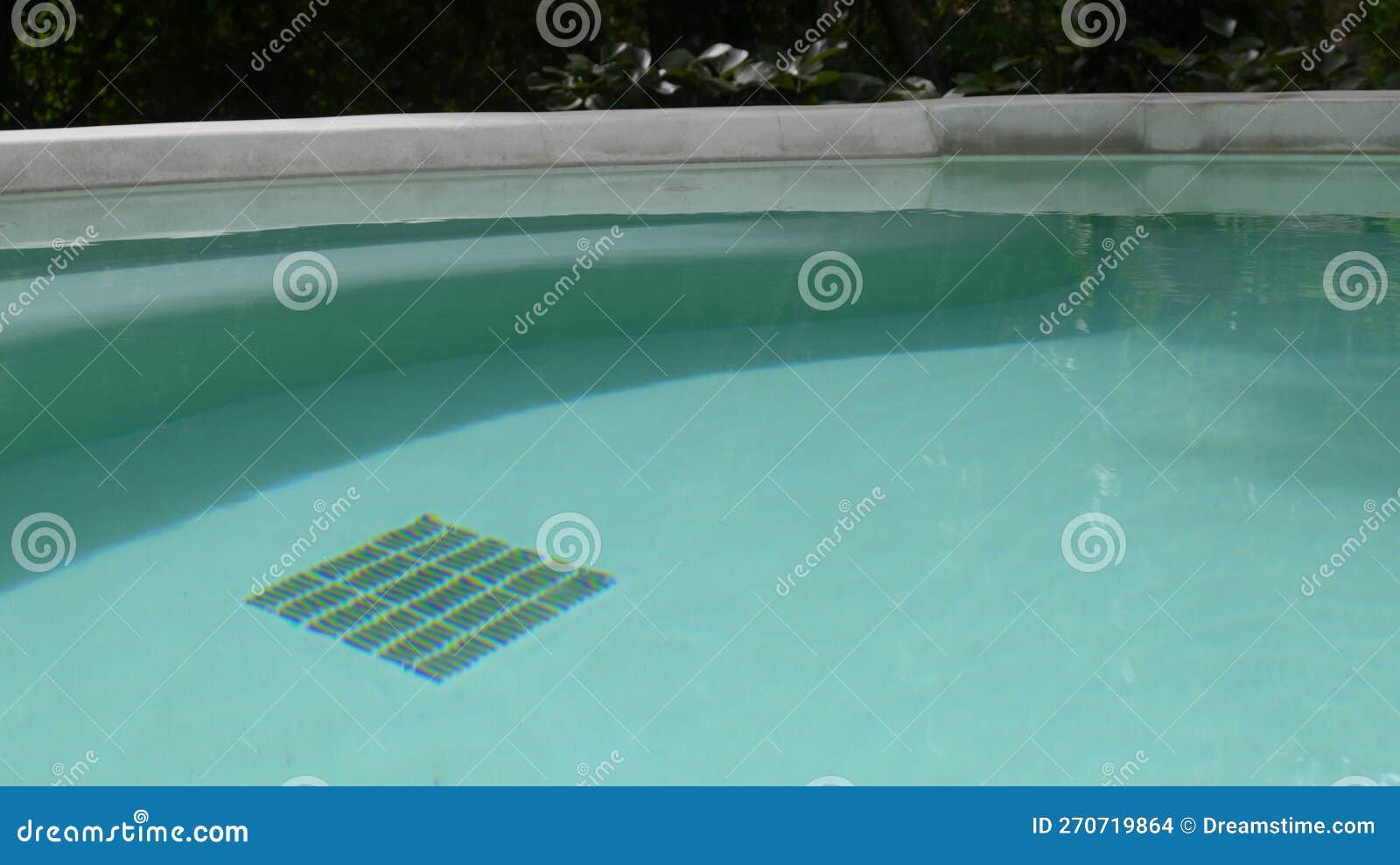 Green Swimming Pool in the Garden, Exterior Design for Home Stock Photo ...