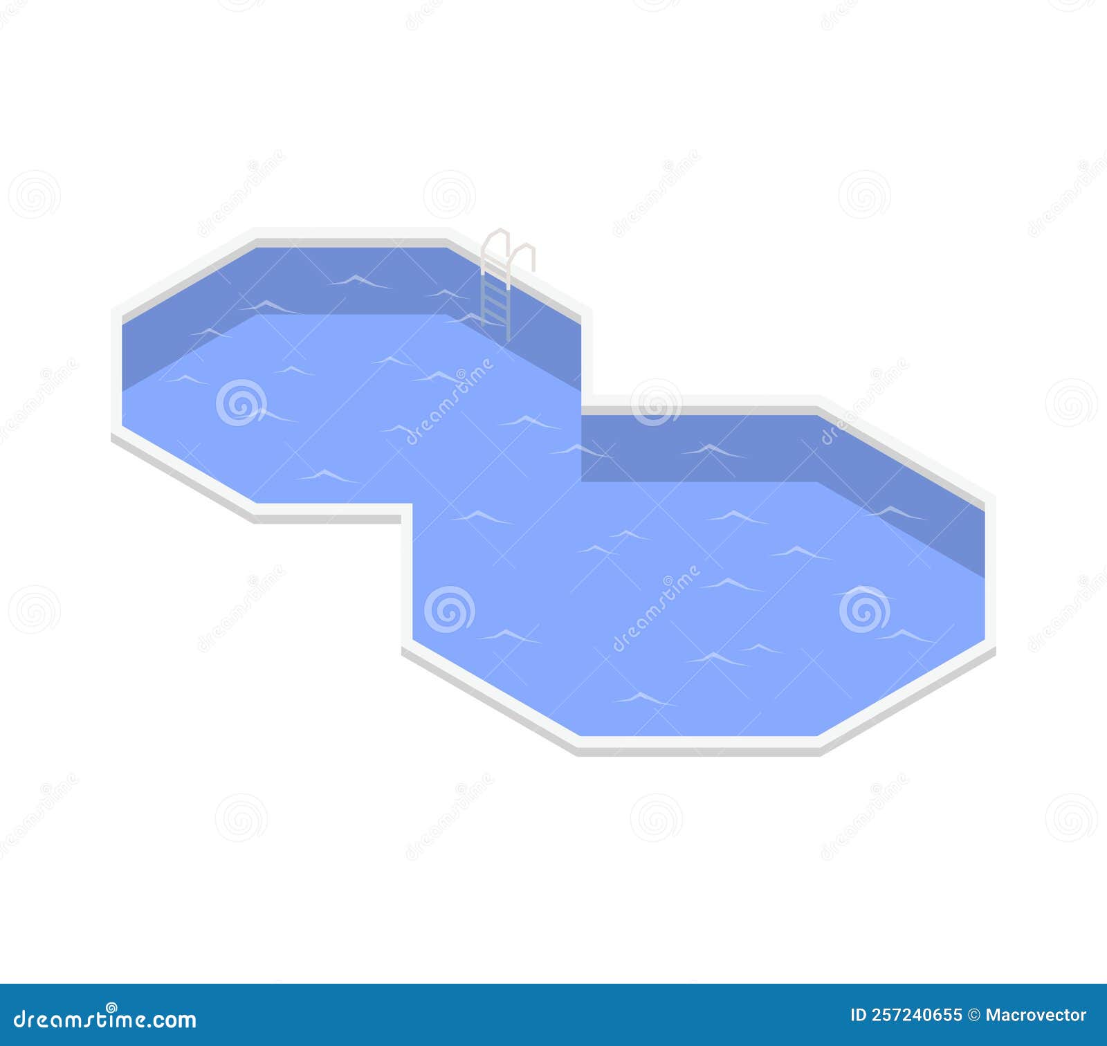 Swimming Pool Icon stock vector. Illustration of activity - 257240655