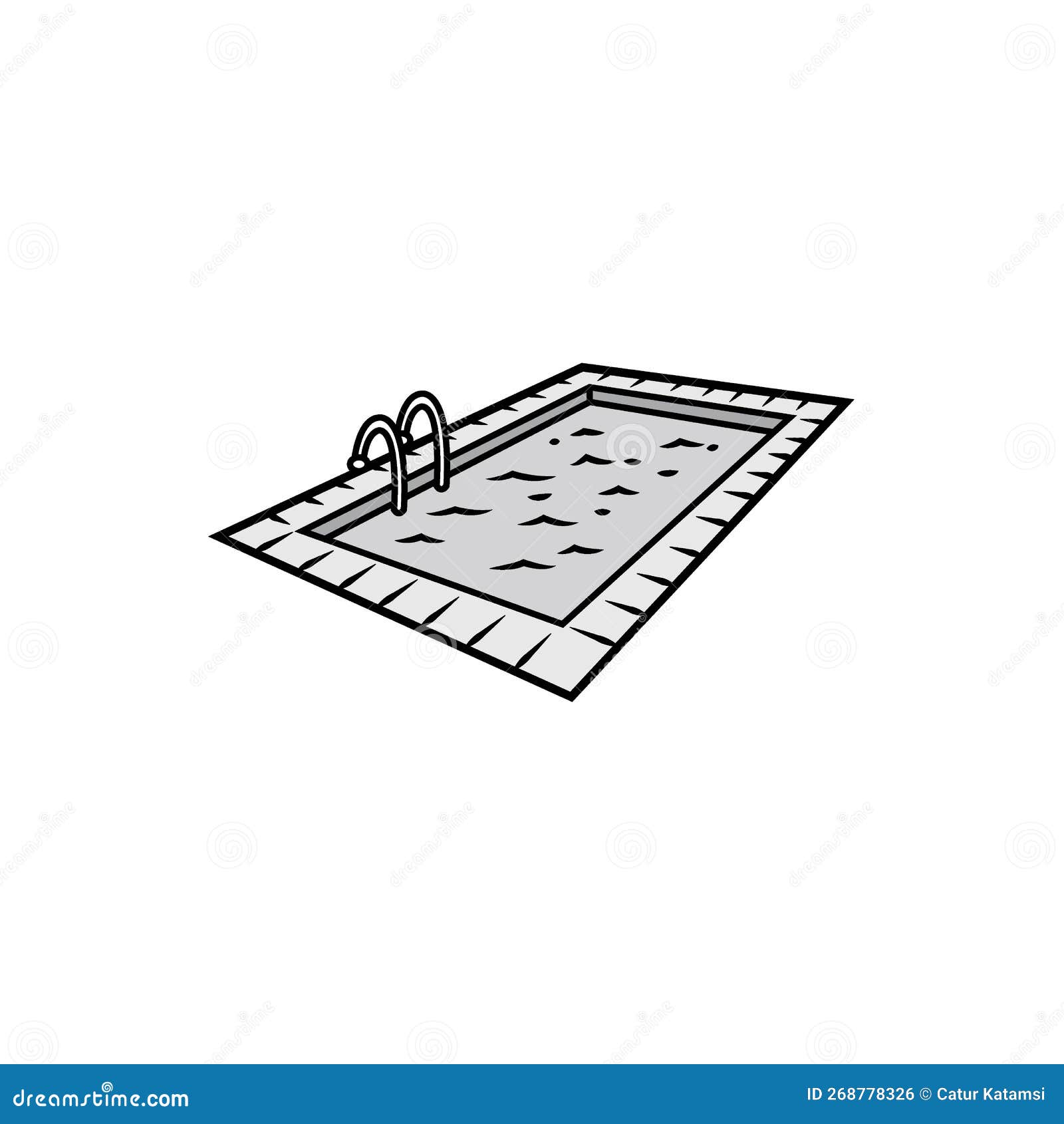 Swimming Pool Icon Logo Vector Design Template Stock Illustration ...