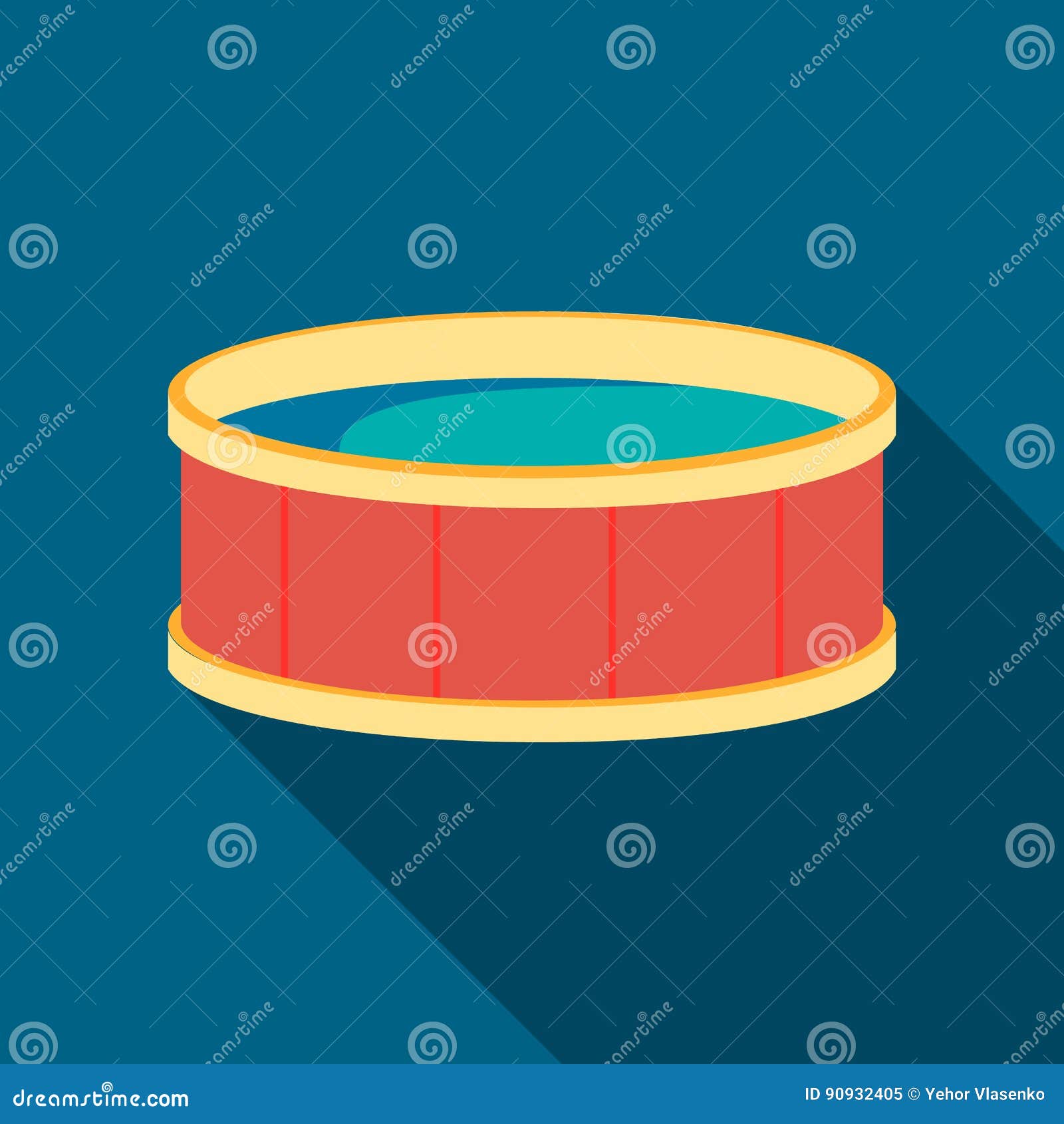 Swimming Pool Icon. Vector Illustration Stock Vector - Illustration of ...