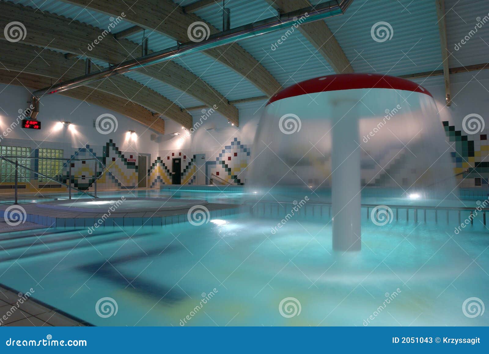 Swimming Pool Indoor, Empty. Stock Image - Image of indoor, empty: 2051043
