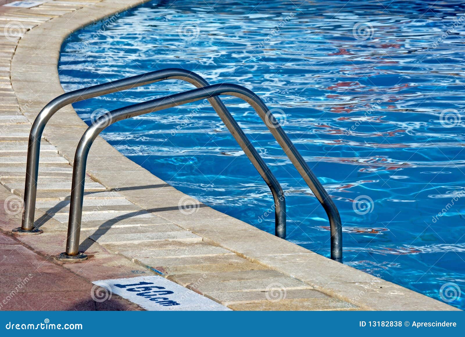 Swimming pool ladder stock photo. Image of luxury, depth - 13182838