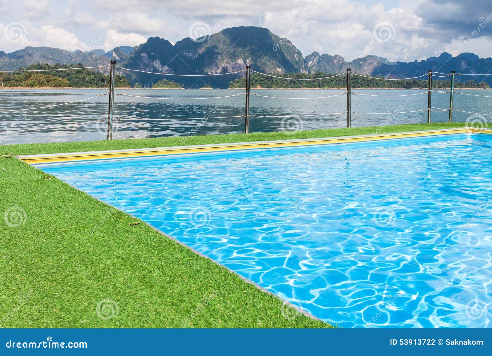 Swimming pool stock photo. Image of perspective, villa - 53913722