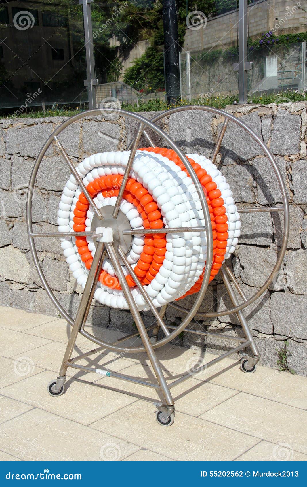 Swimming pool lane Ropes stock photo. Image of orange - 55202562