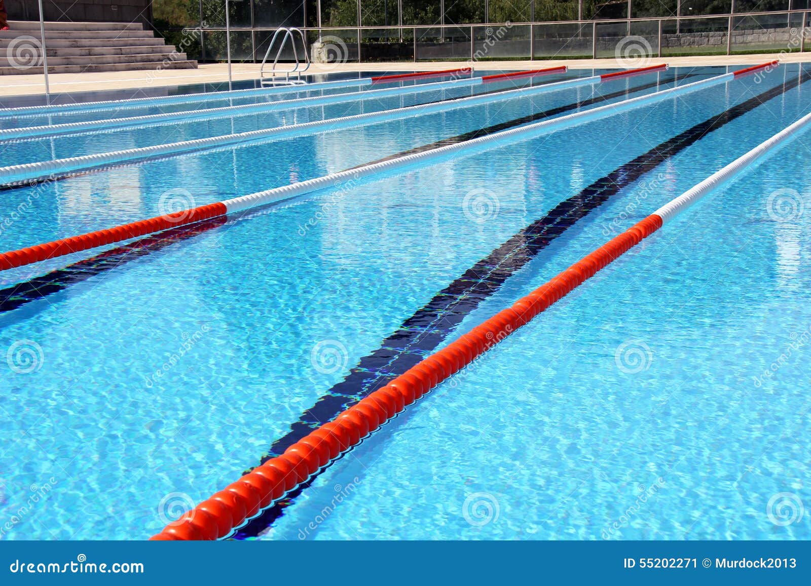 Swimming pool lanes stock image. Image of sport, pool - 55202271