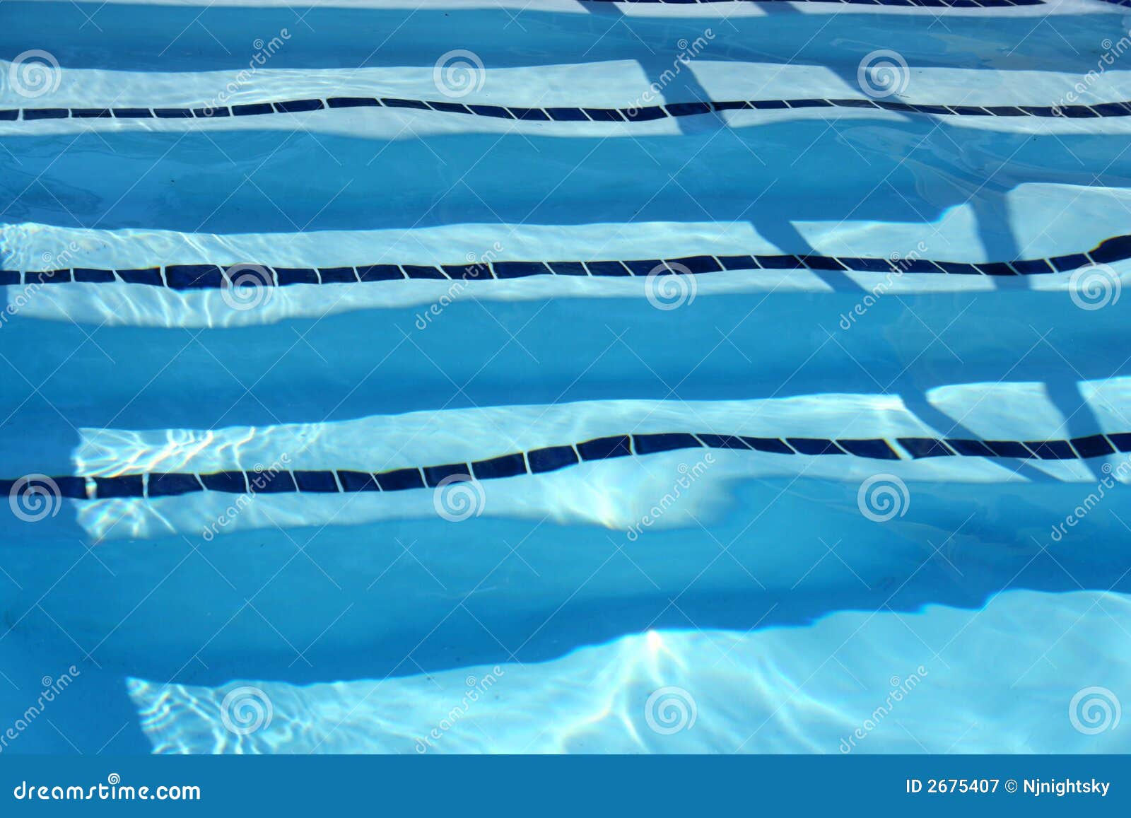 Swimming pool lanes stock image. Image of reflection, dive - 2675407