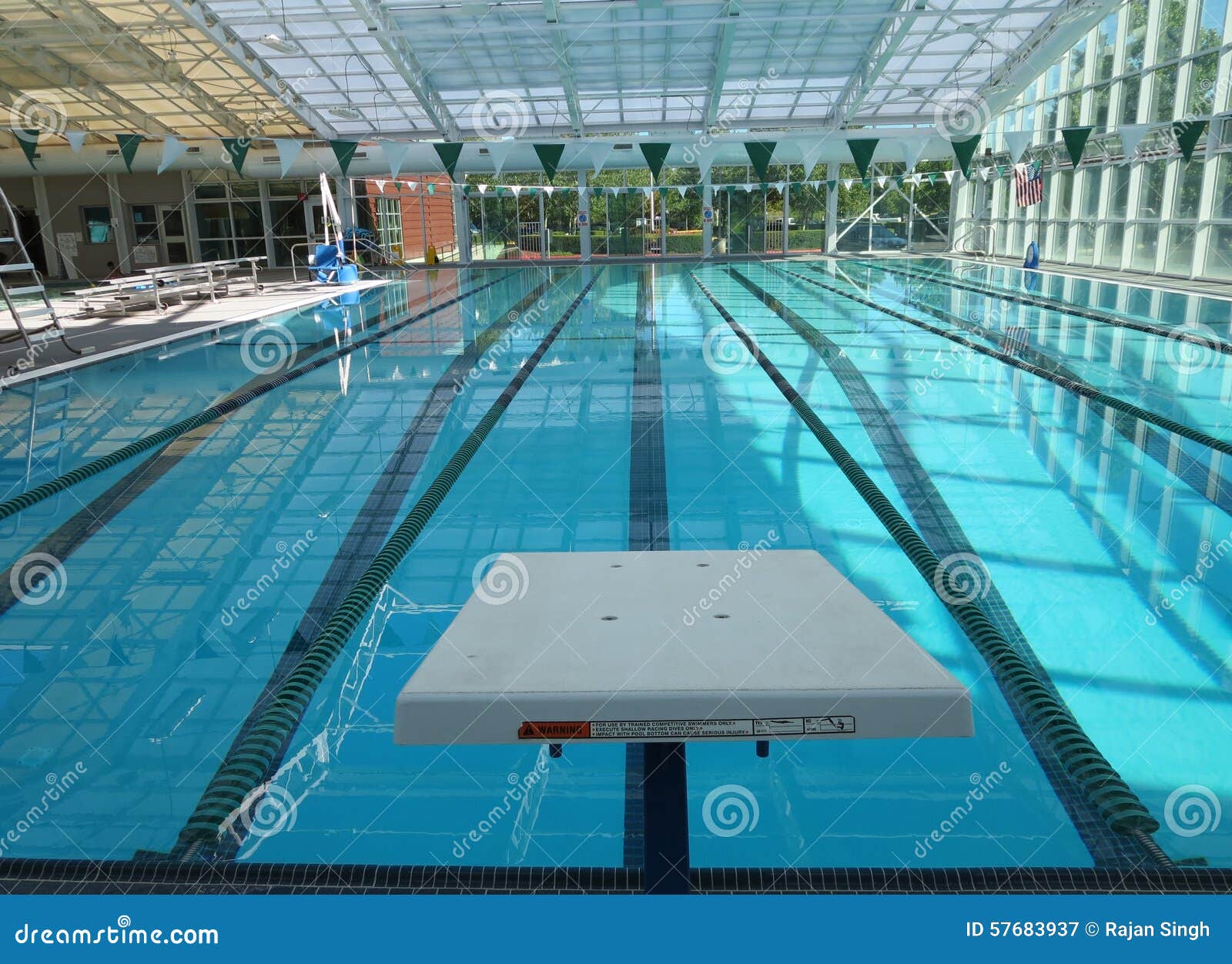 Swimming Pool lanes stock image. Image of racing, light - 57683937