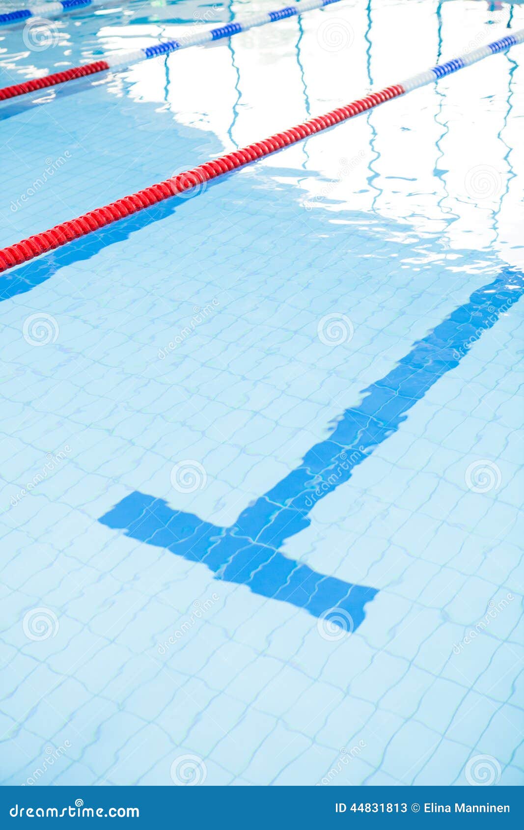 Swimming pool lanes stock image. Image of line, peaceful - 44831813