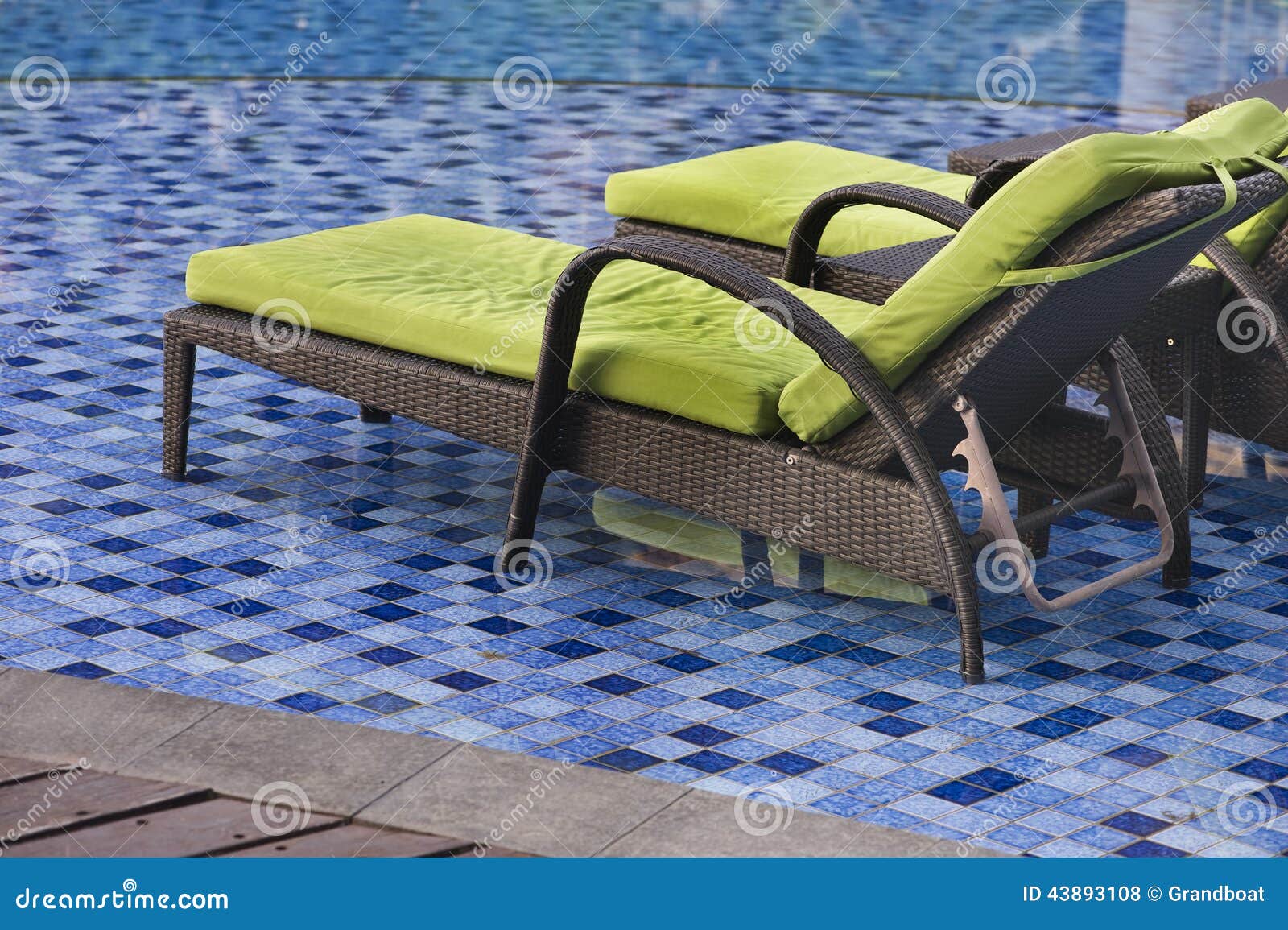 Swimming pool lounge chair stock photo. Image of pools - 43893108