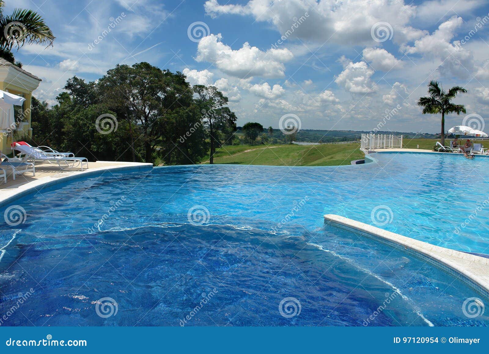 Swimming pool editorial stock image. Image of tropical - 97120954