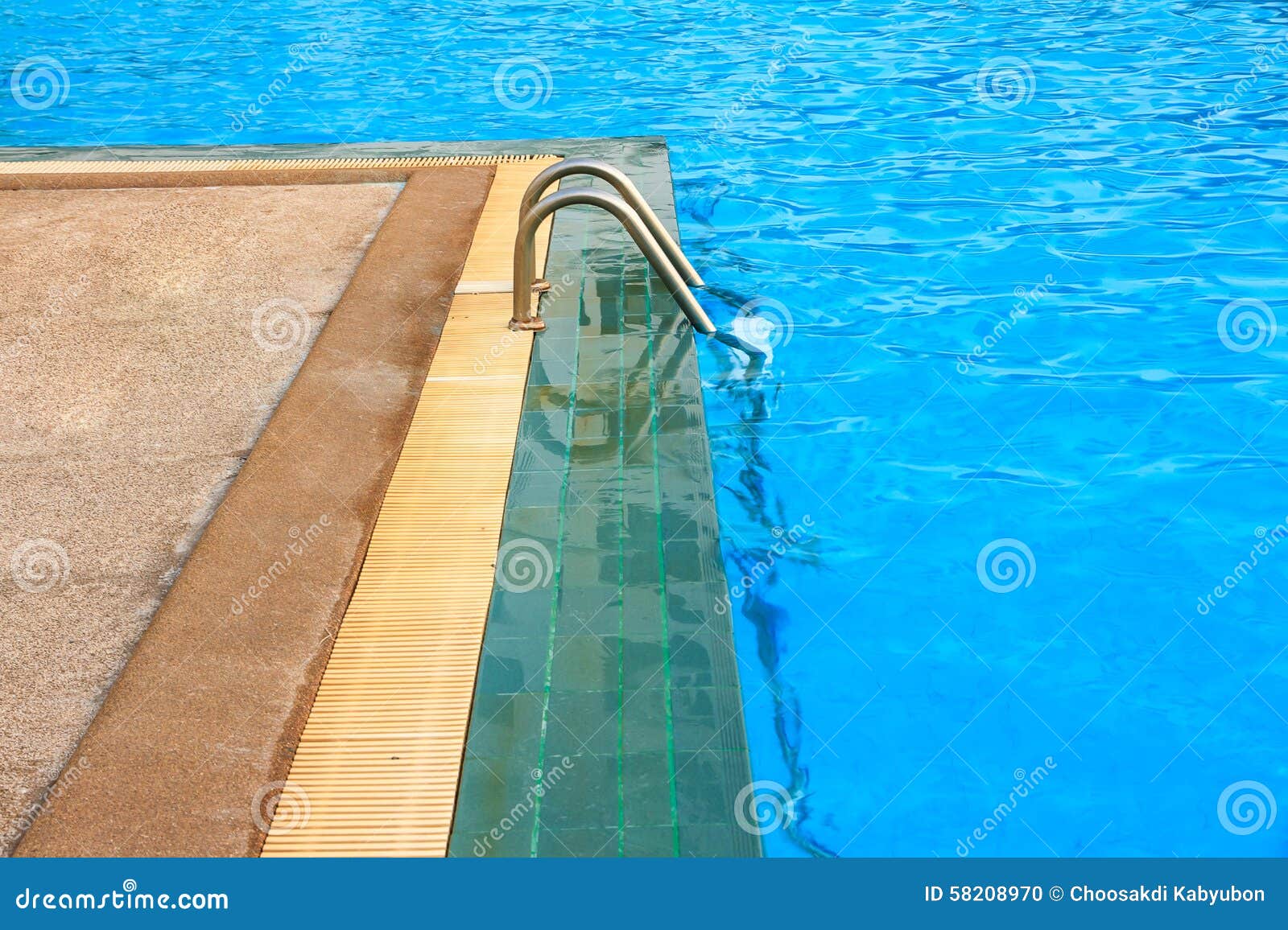 Swimming pool stock photo. Image of sport, blue, handrail - 58208970