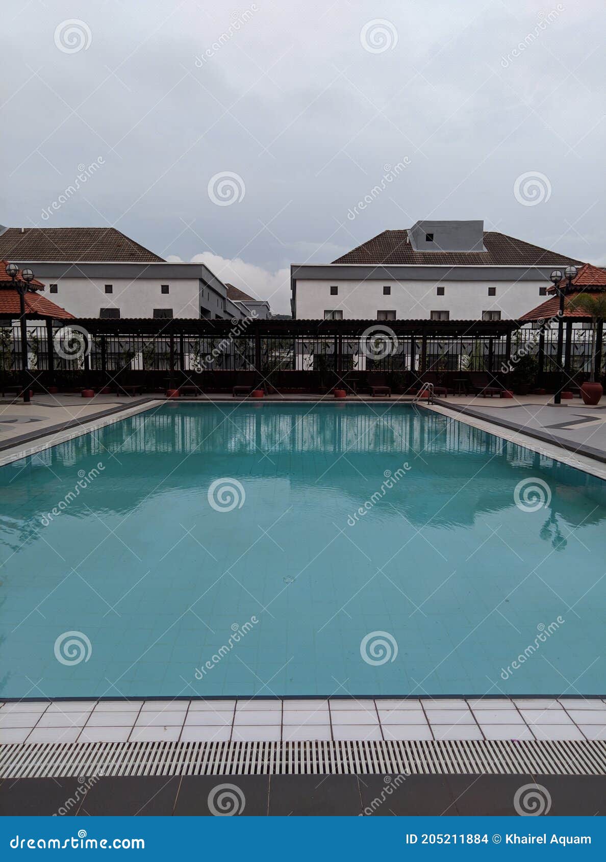 Swimming Pool in My Perspective Stock Photo - Image of plaza, swimming ...