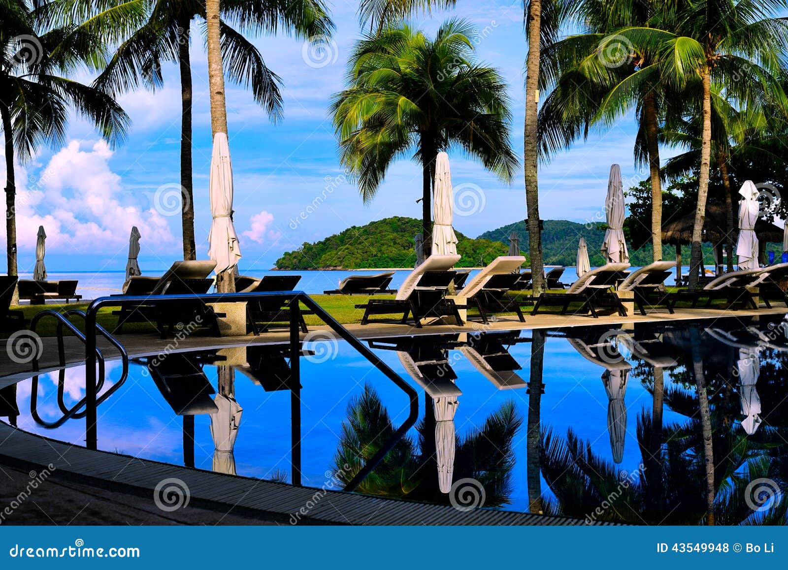 Swimming pool stock photo. Image of light, leisure, climate - 43549948