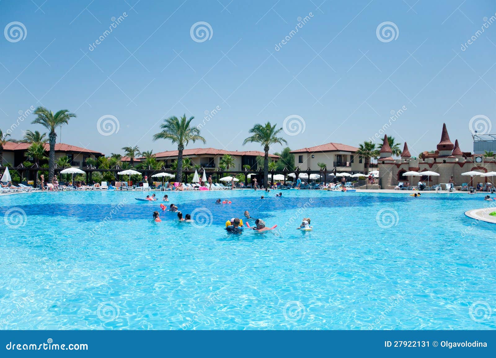 Swimming Pool Open-air, Turkey Editorial Photo - Image of modern ...