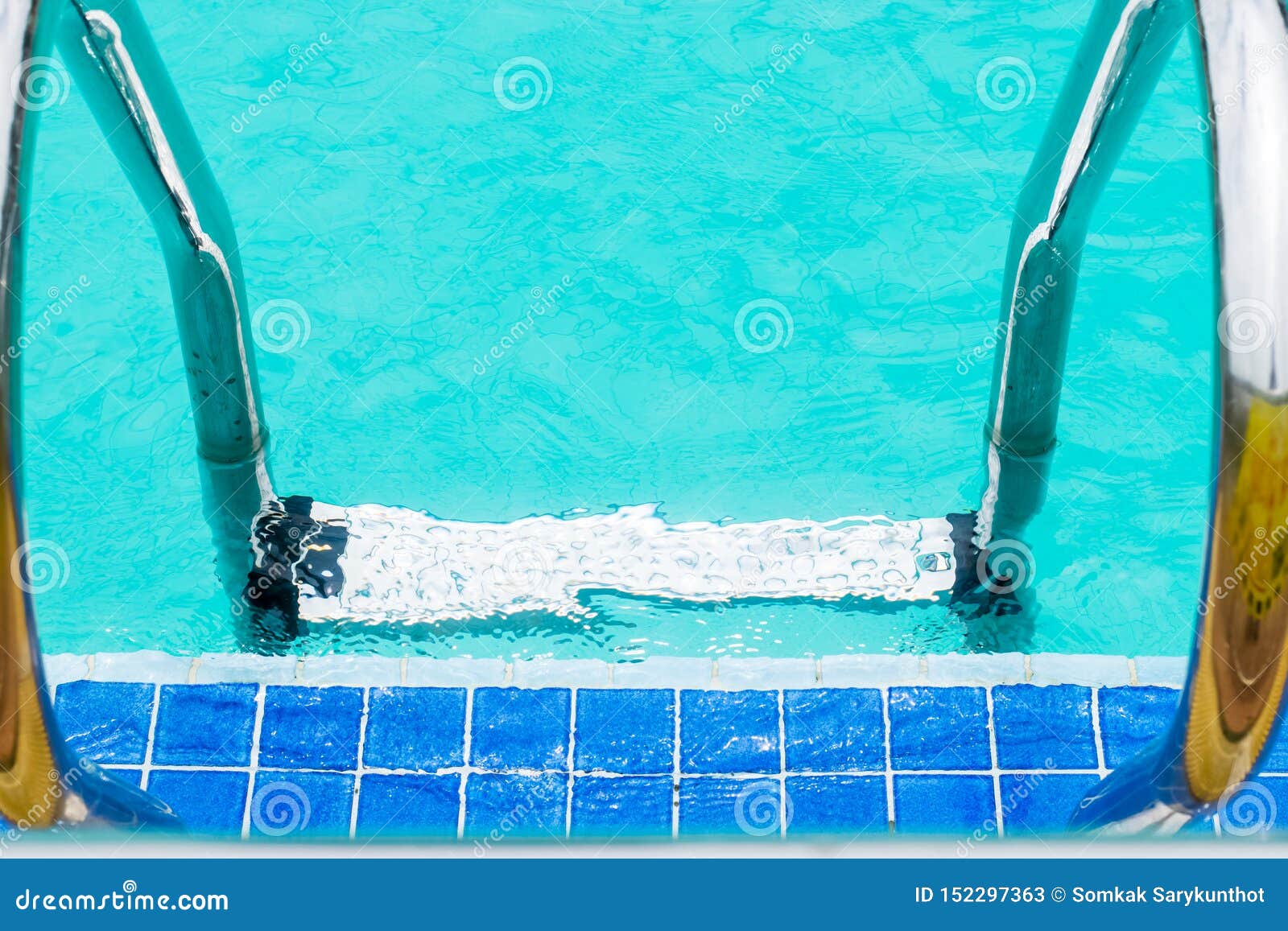 Swimming pool outdoor stock image. Image of deck, grab - 152297363