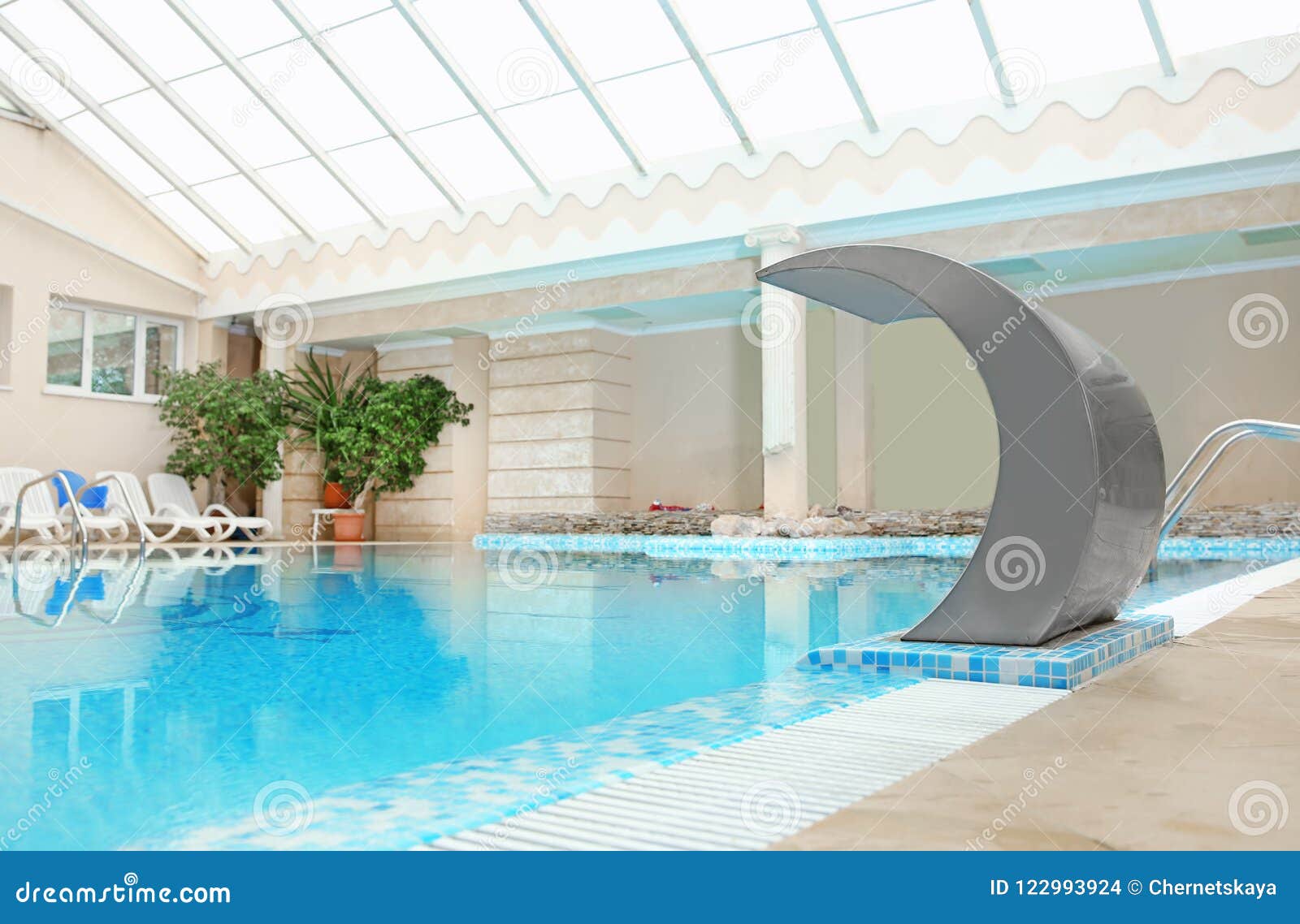 Swimming Pool with Refreshing Clear Water Stock Photo - Image of pool ...