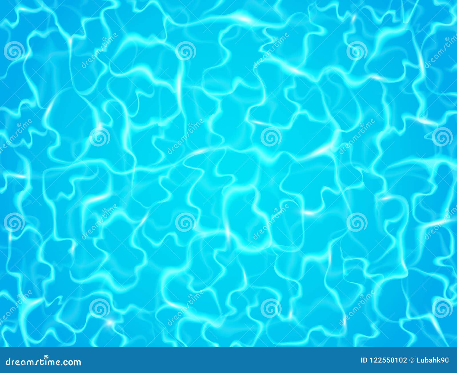 Swimming Pool Rippled With Sun Reflection. Water Surface Background ...