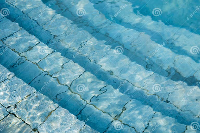 Swimming pool with ripples stock image. Image of texture - 129447903