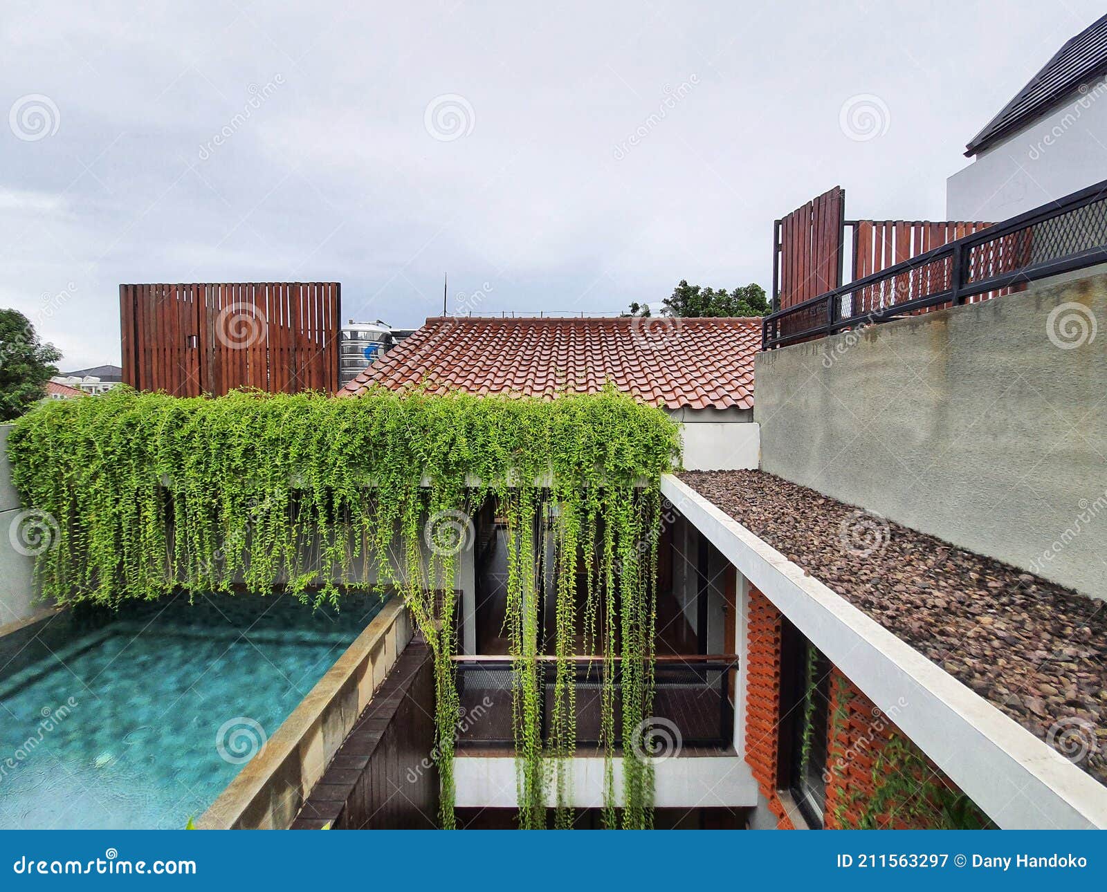 Swimming Pool at Rooftop Level Stock Image - Image of swimmingpool ...