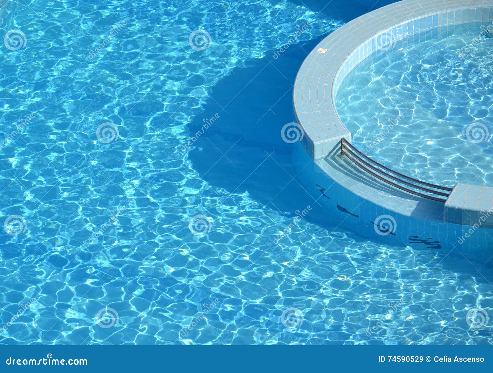 Swimming Pool Round Architecture Stock Image - Image of outdoors ...