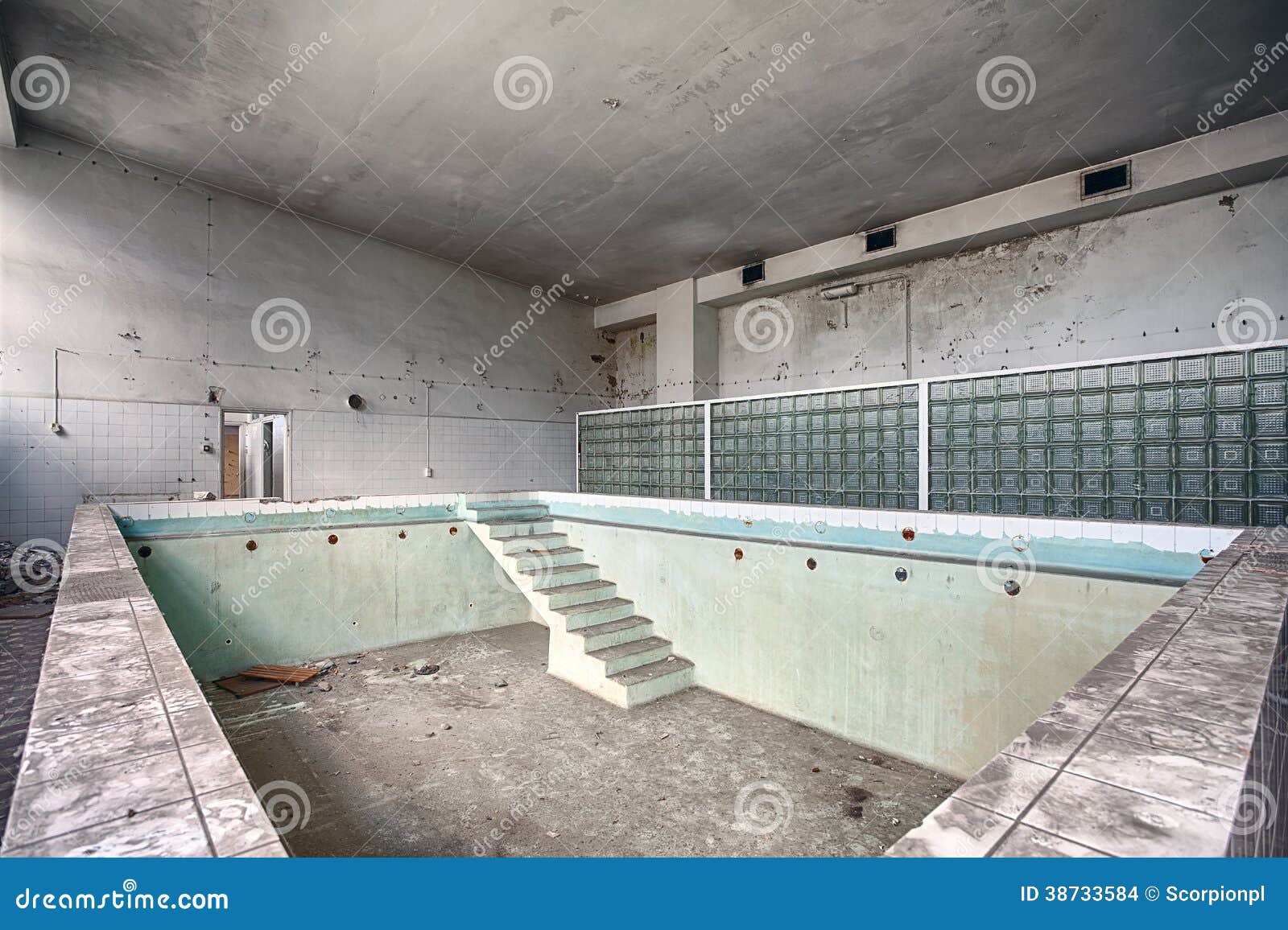 Forgotten, Old Swimming Pool Stock Photo | CartoonDealer.com #41506260