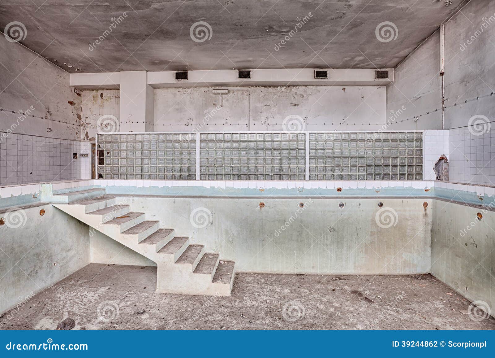 Forgotten, Old Swimming Pool Stock Photo | CartoonDealer.com #41506260