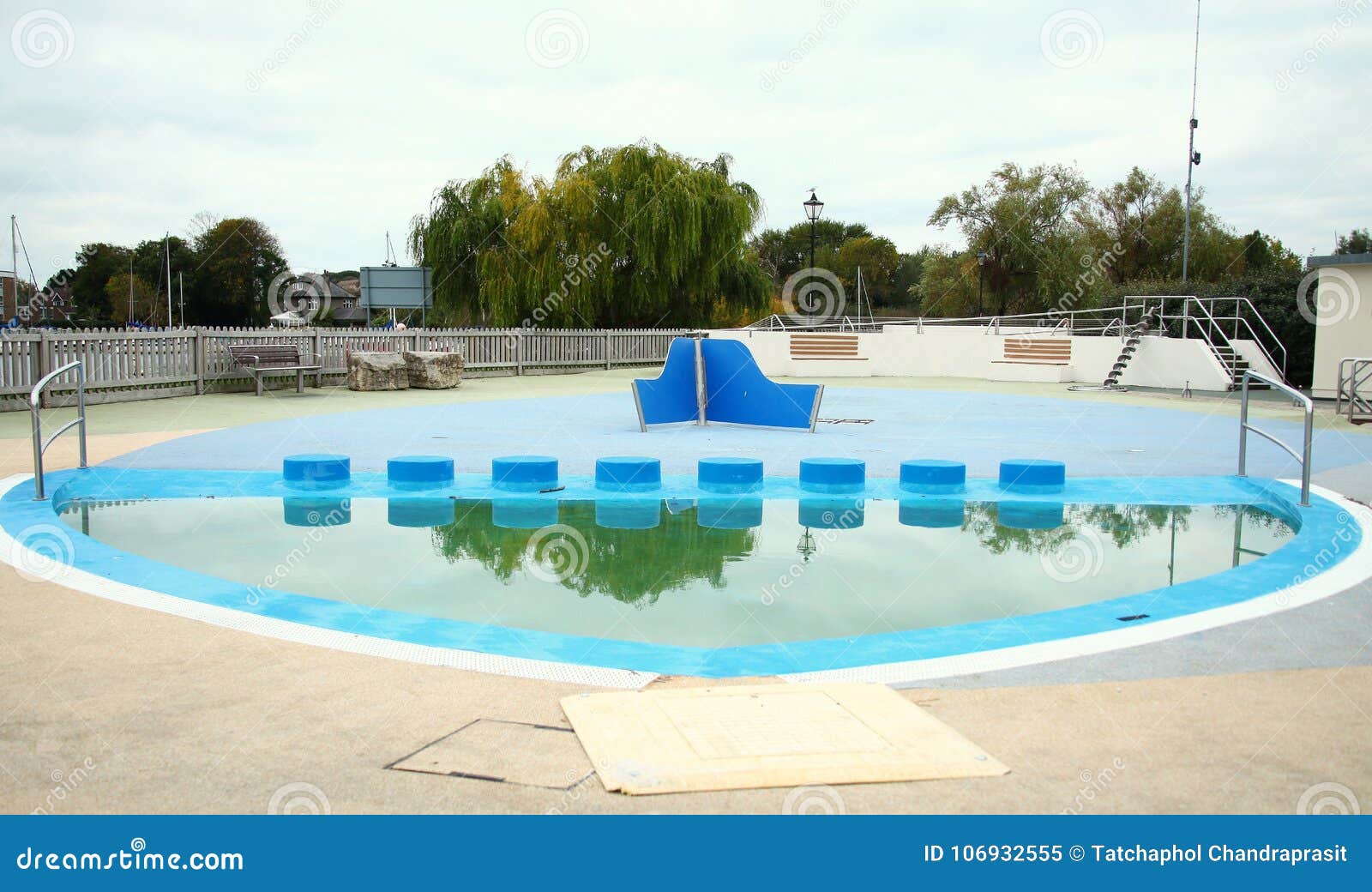 Swimming pool scene. stock image. Image of residential - 106932555