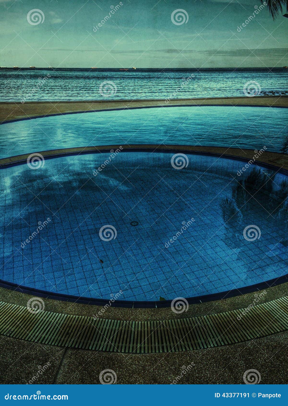 Swimming pool stock image. Image of pool, swimming, beach - 43377191