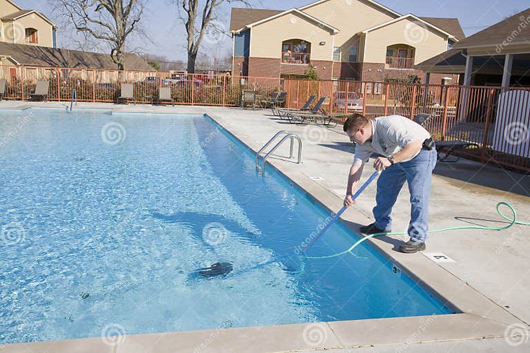 Swimming Pool Service stock image. Image of water, swim - 8095781