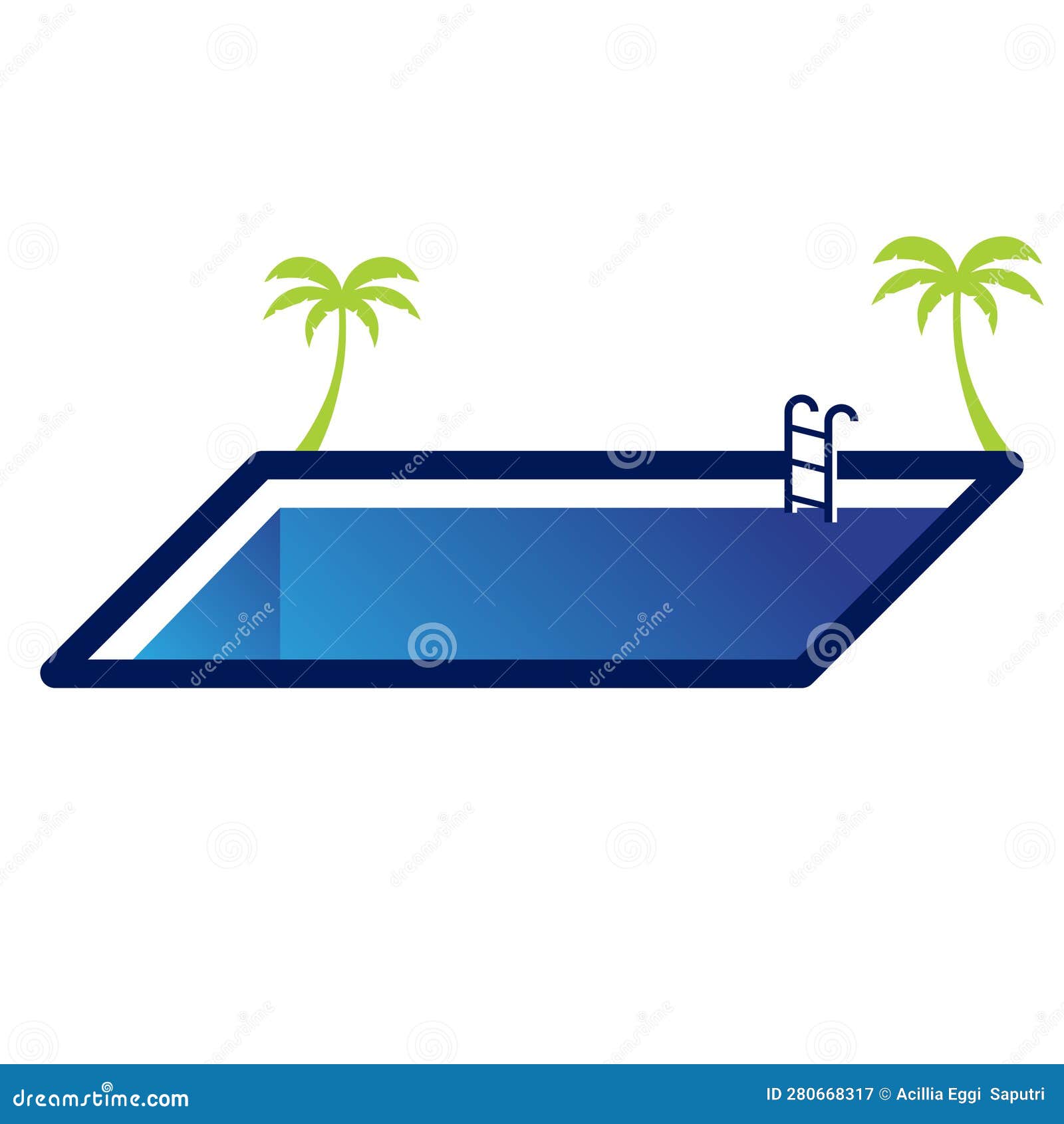 Swimming Pool Service, Swimming Pool Logo Design Vector Stock Vector ...