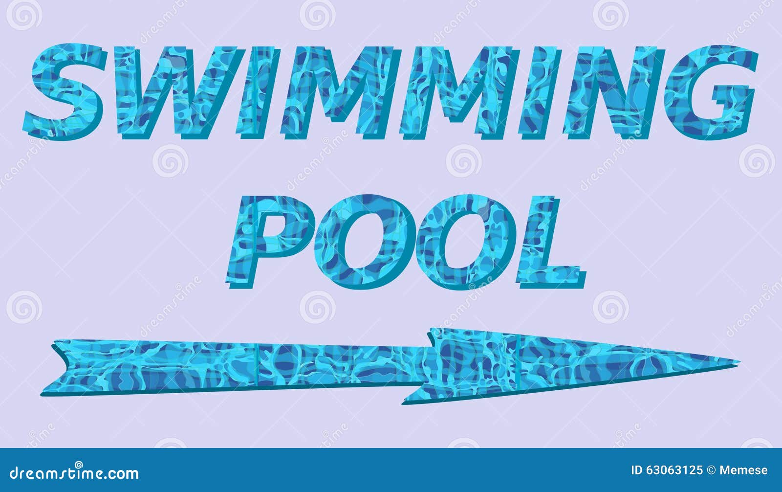 Swimming pool sign stock illustration. Illustration of fitness - 63063125