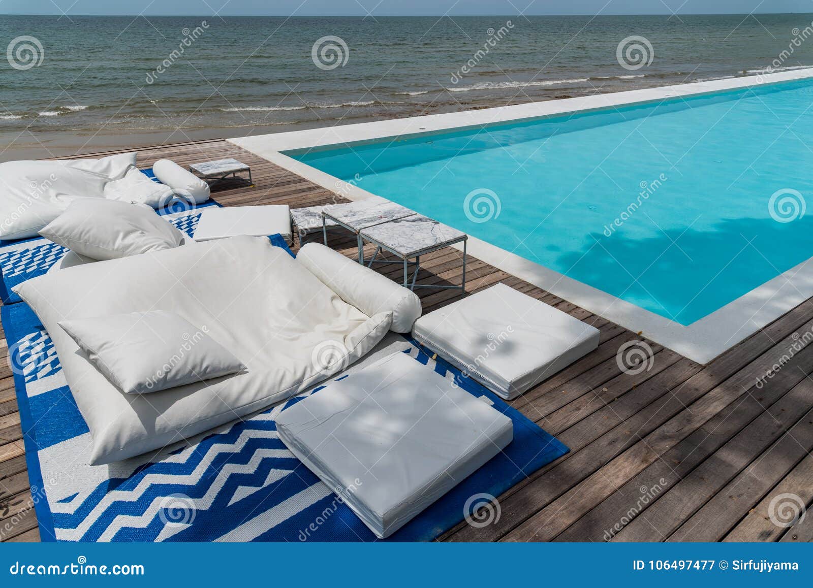 Swimming pool sofa stock image. Image of relax, travel - 106497477