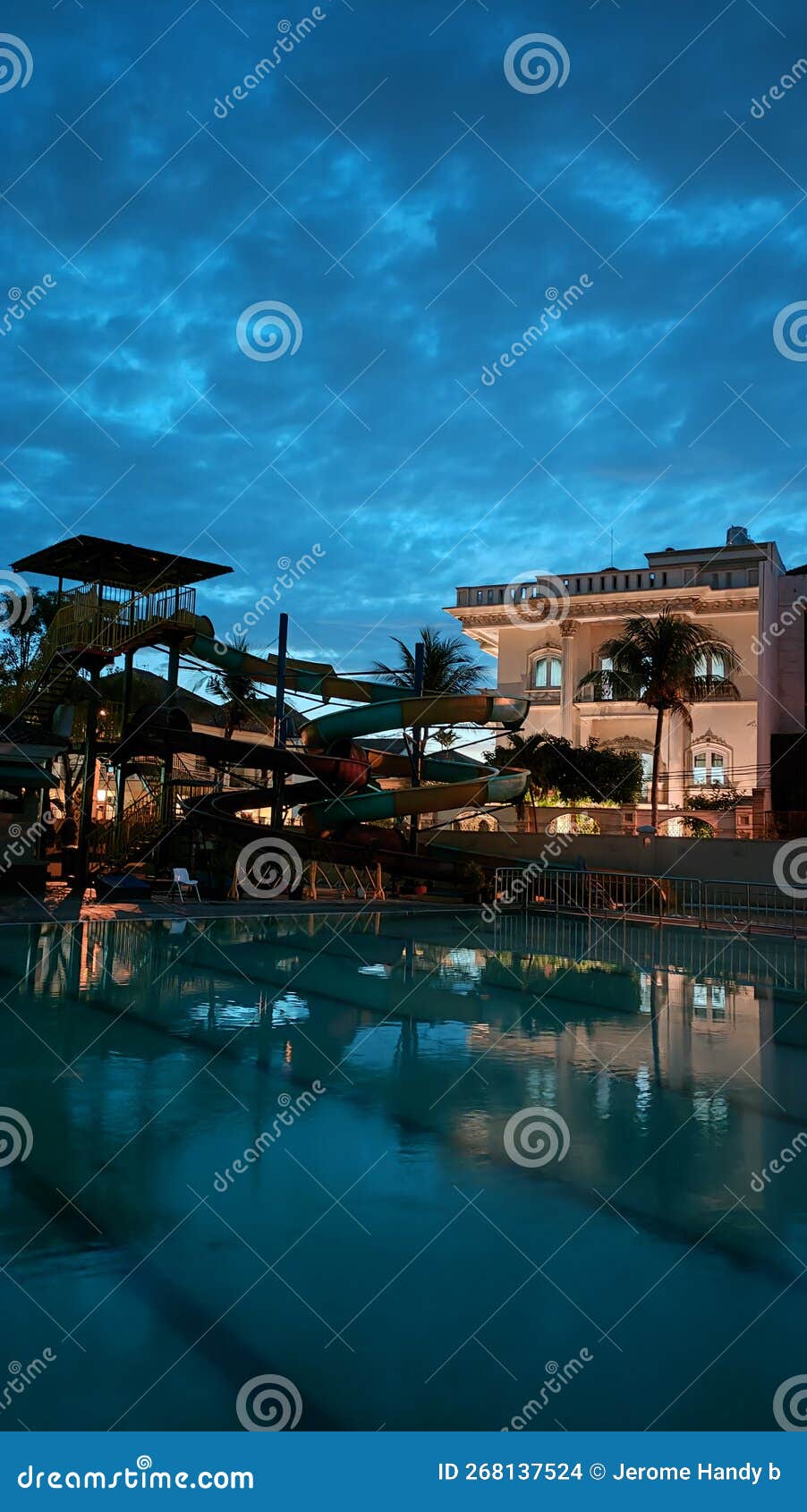Swimming Pool at the Sports Station Stock Photo - Image of sports ...
