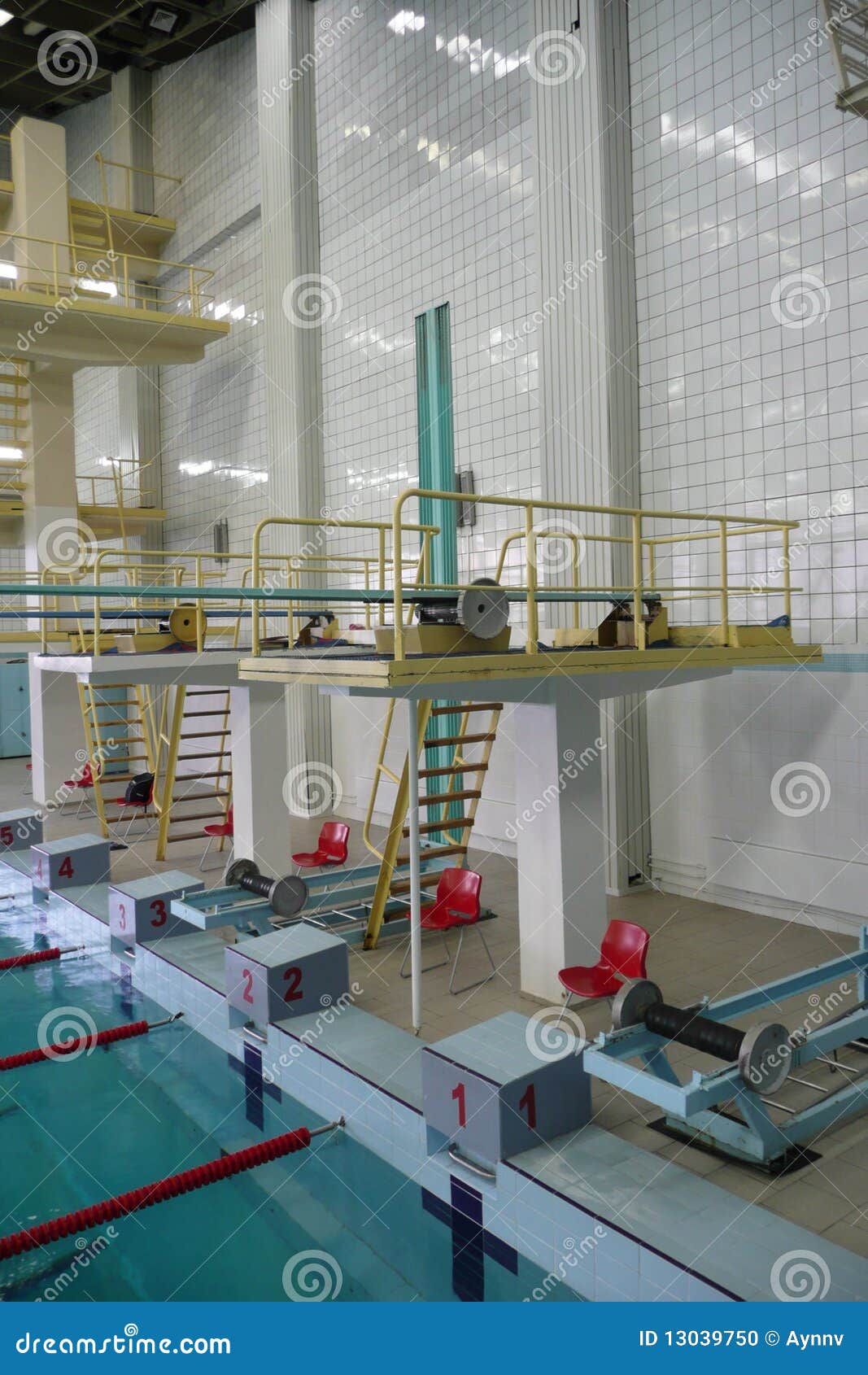 Swimming pool Springboard stock photo. Image of swimming - 13039750