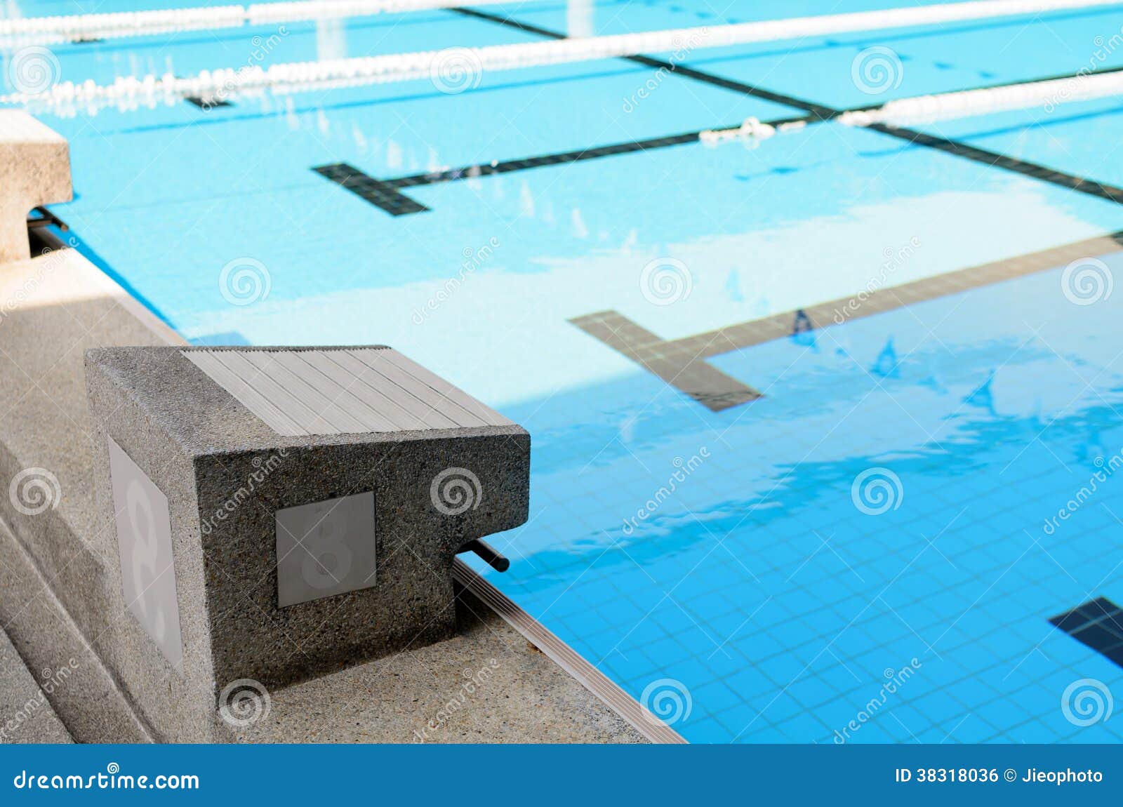 Swimming Pool with stair. stock photo. Image of pool - 38318036